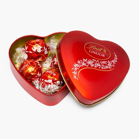 Bomboane de ciocolată cu lapte în cutie inimă 50g - Prospețime și ...