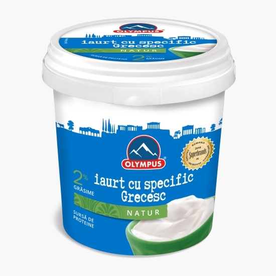 Iaurt grecesc 2% grăsime, 900g - Prospețime și varietate - Freshful.ro