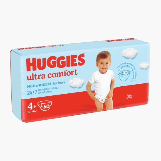 Scutece Ultra Comfort Mega băieți mărimea 4+, 10-16kg, 60 buc ...