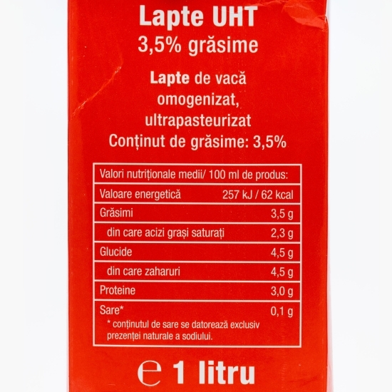 Lapte UHT 3.5% grăsime 1l - Prospețime și varietate - Freshful.ro