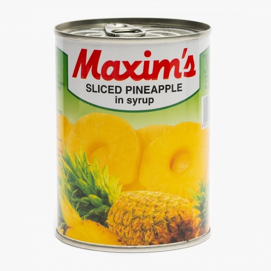 Ananas rondele în sirop, conservă 565g - Prospețime și varietate ...