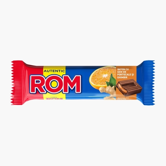Baton de ciocolată cu gem de portocale și ghimbir 43g - Prospețime și ...