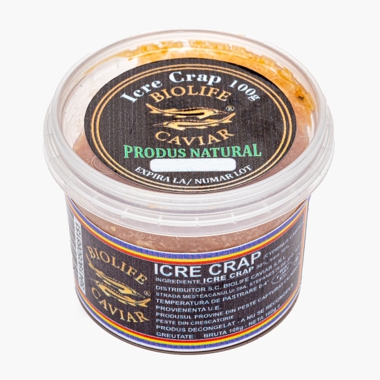 Icre de crap 100g - Prospețime și varietate - Freshful.ro