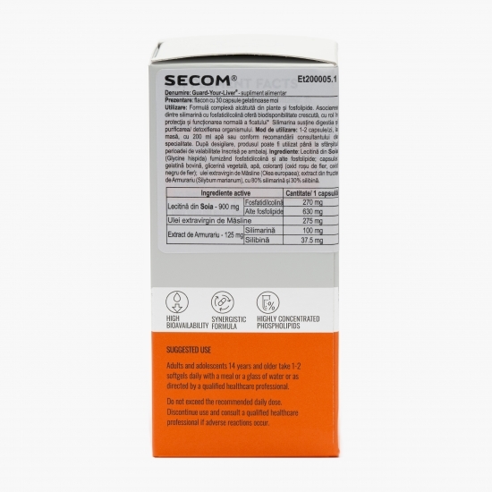 Guard-Your-Liver 30 capsule - Prospețime și varietate - Freshful.ro