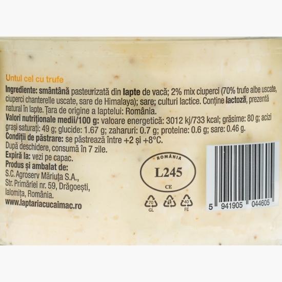 Untul cel cu trufe, 80% grăsime, 150g - Prospețime și varietate ...