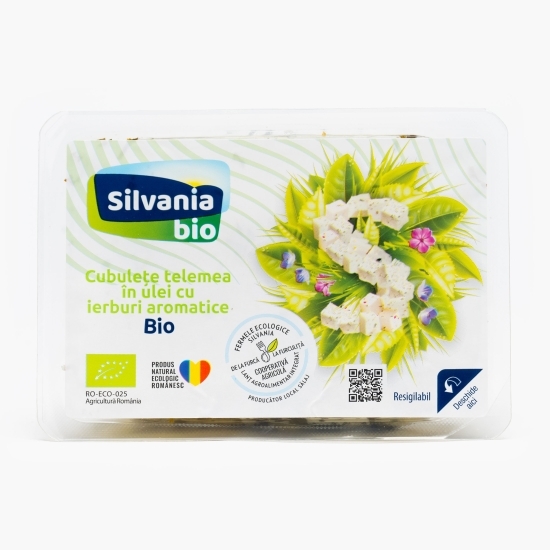 Telemea eco, cubulețe în ulei cu ierburi aromatice 150g - Prospețime și ...