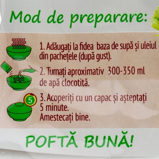 Supă instant cu gust de pui, 60g - Prospețime și varietate - Freshful.ro