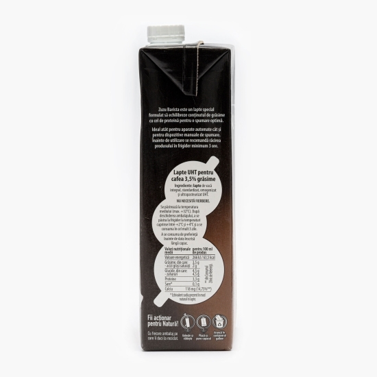 Lapte Barista UHT pentru cafea 3.5% grăsime, 1l - Prospețime și ...