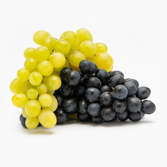 Mix struguri albi și negri fără sâmburi 500g - Prospețime și varietate ...