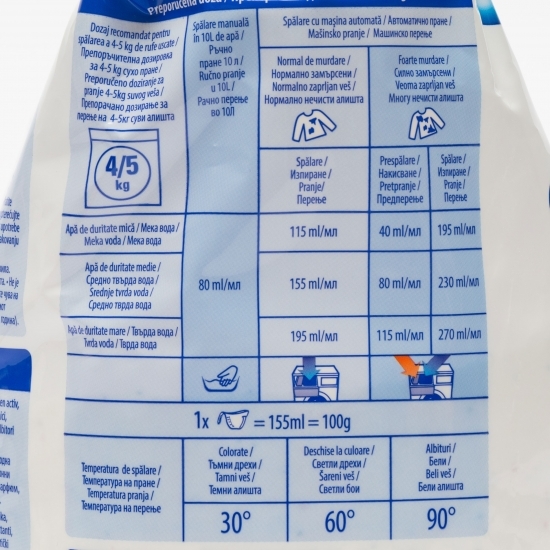 Detergent de rufe pudră automat Ultimate Active Clean 40 spălări, 4kg ...