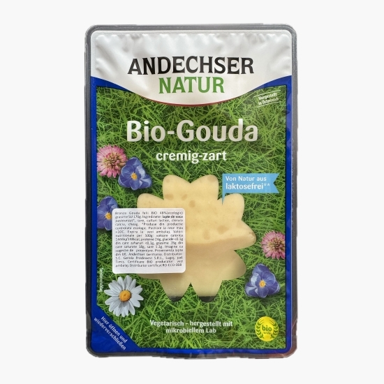 Brânză gouda eco felii 48% grăsime, 170g - Prospețime și varietate ...