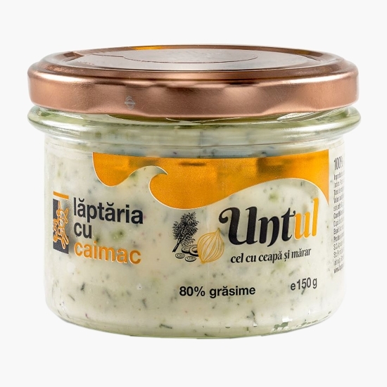 Untul cel cu ceapă și mărar, 80% grăsime, 150g - Prospețime și ...