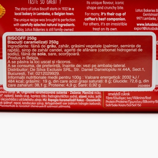 Biscuiți Biscoff 250g - Prospețime și varietate - Freshful.ro