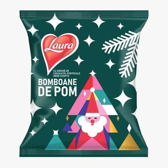 Bomboane de pom cu aromă de ciocolată, portocale, mere coapte 184g ...