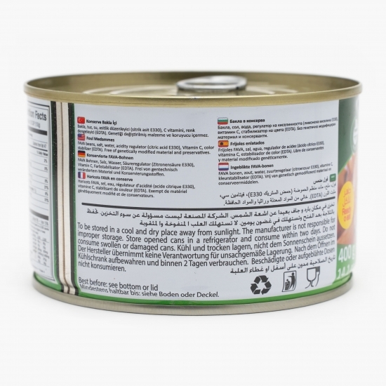 Conservă Foul Medammes (fasole Fava) 400g - Prospețime și varietate ...