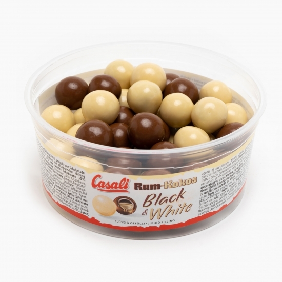 Bomboane cu rom și cocos Rum Kokos Black & White 300g - Prospețime și ...