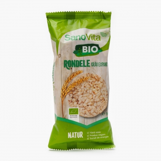 Rondele simple din grâu expandat eco 56g - Prospețime și varietate ...