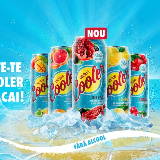 Bere blondă fără alcool cu aromă de rodie și acai 4x0.5l - Prospețime ...