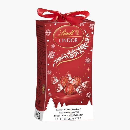 Bomboane de ciocolată cu lapte Xmas Lindor, 75g - Prospețime și ...
