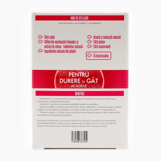Acadele pentru durere în gât 5 buc - Prospețime și varietate - Freshful.ro