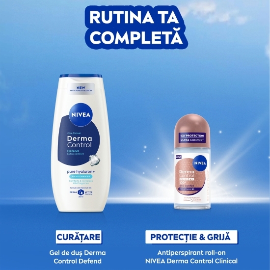 Deodorant antiperspirant roll-on Derma Control Clinical 50ml ...