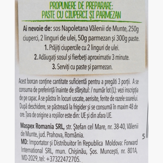 Sos pentru paste Napoletana 500g - Prospețime și varietate - Freshful.ro